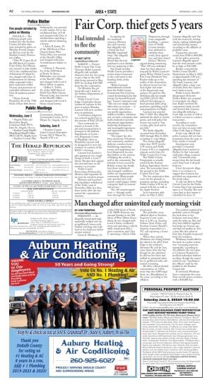 Page A1 | The Herald Republican e-Edition | kpcnews.com
