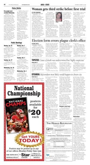 Page A1 | The Herald Republican e-Edition | kpcnews.com