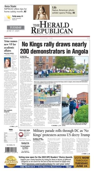 Page A1 | The Herald Republican e-Edition | kpcnews.com