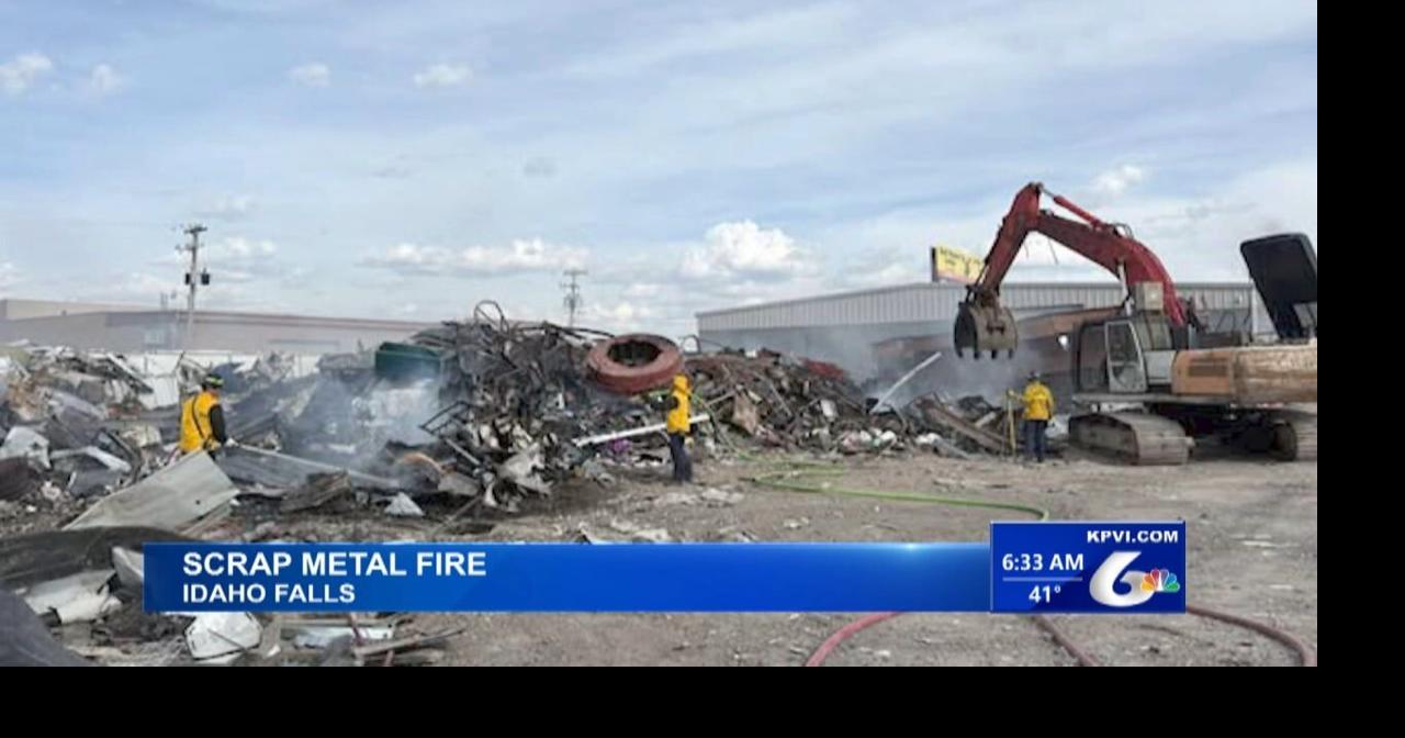 A Local Fire Department Take Down a Scrap Metal Fire | Local News ...