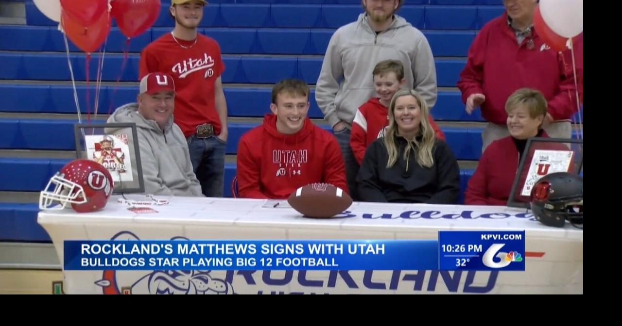 Rockland's Teague Matthews Signs with Utah Football | Sports | kpvi.com