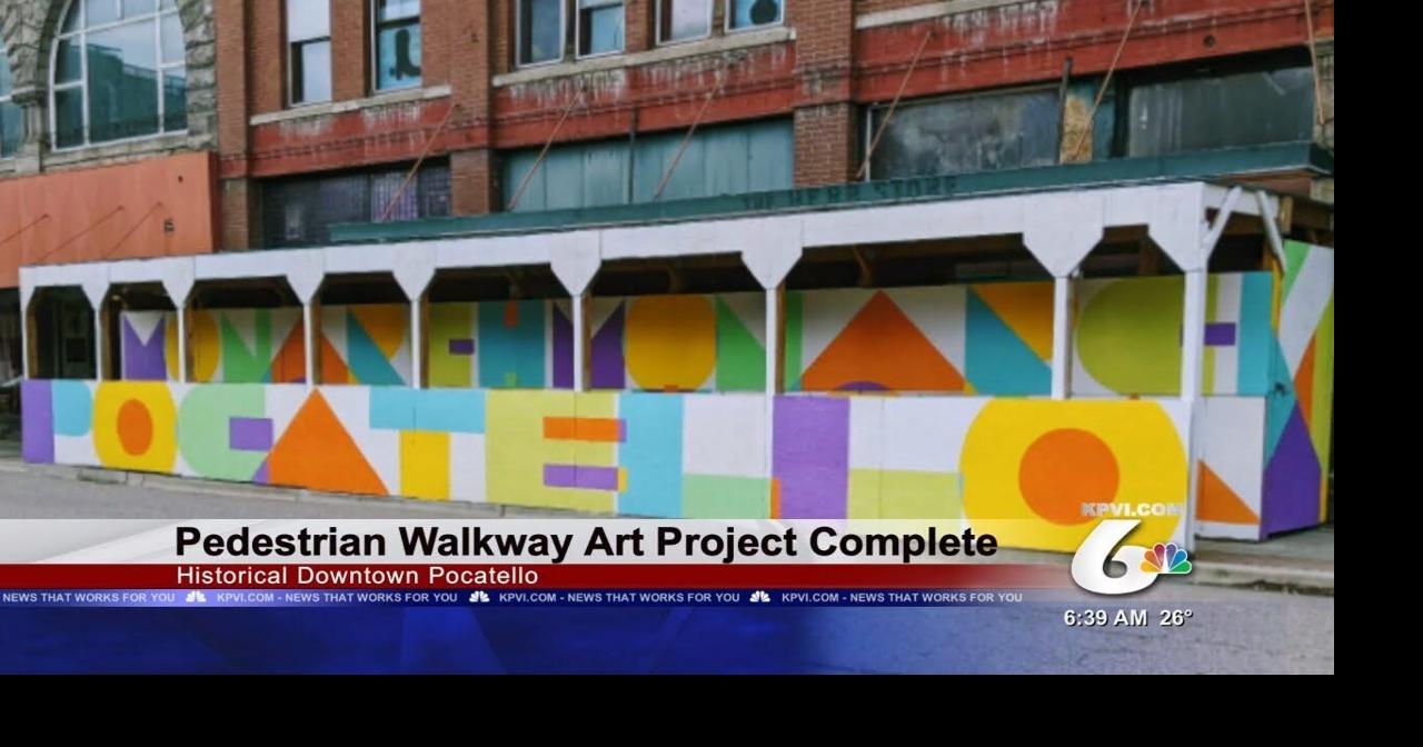 Local Artist Completes Pedestrian Walkway Art Project | Local News ...