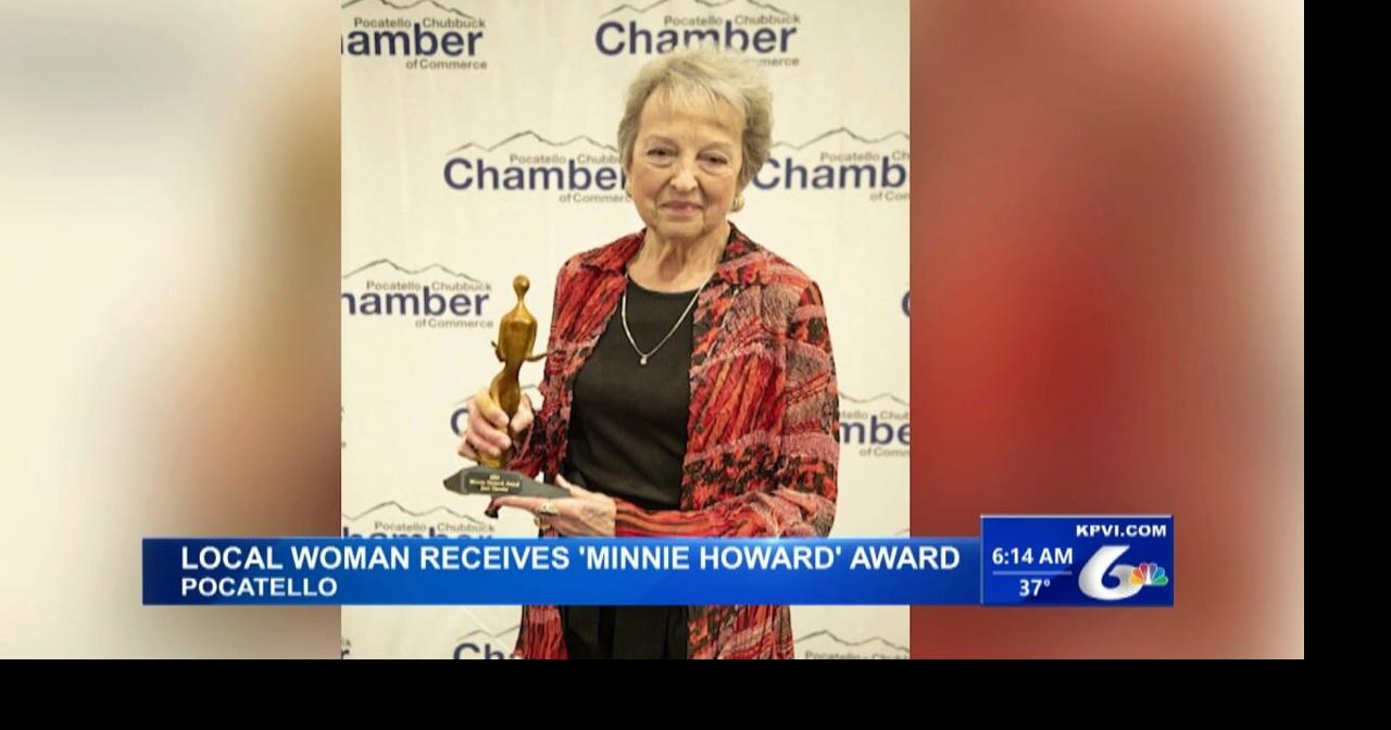 Local Woman Receives Minnie Howard Award | Local News | kpvi.com