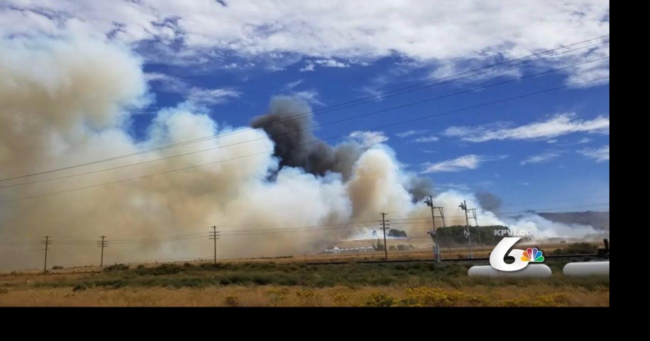 Michaud Creek Fire burns 5 miles west of Pocatello | Local News | kpvi.com