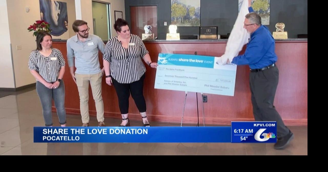 Phil Meador Subaru "Shares the Love" with the Idaho Foodbank | Local ...
