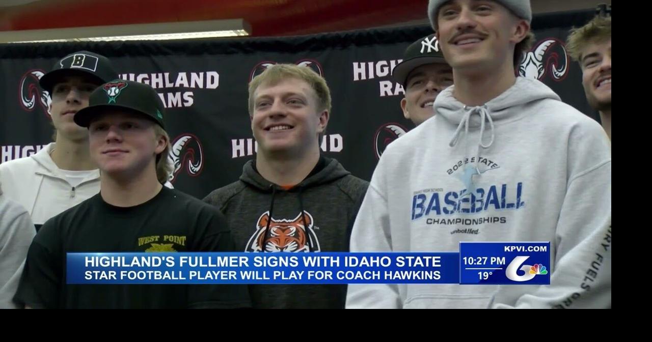 Highland's Mason Fullmer Signs with Idaho State Football | Sports ...