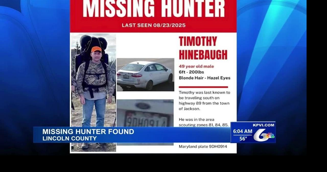Missing Wyoming Hunter is Now Found | Local News | kpvi.com