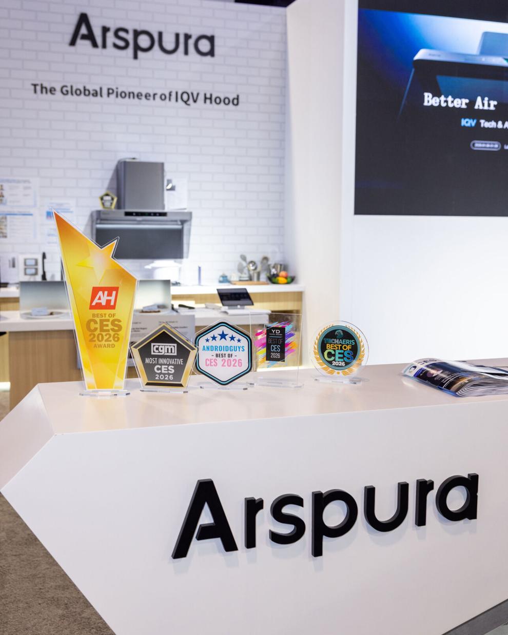 Arspura Brings Healthier Kitchen Breathing to CES 2026, Winning Five ...