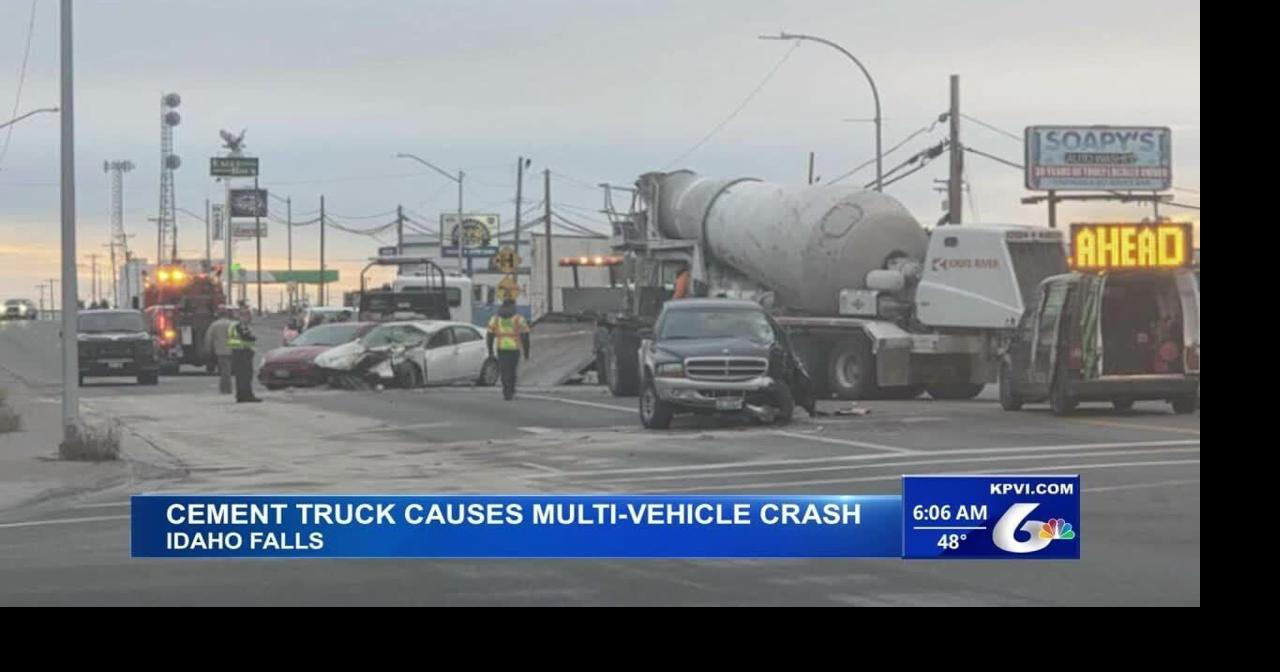 A Cement Truck Causes a Six-Vehicle-Crash Injuring Two People | Local ...