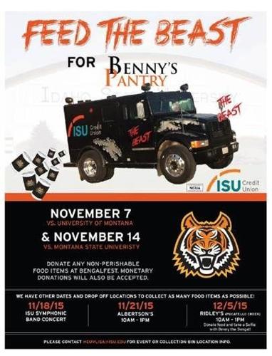 Feed the Beast for Benny's Pantry | Local News | kpvi.com