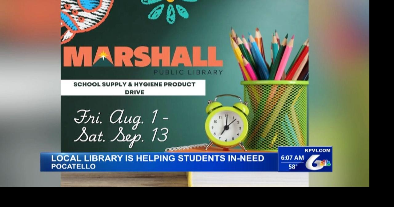 The Marshall Public Library is Collecting School Supplies for Students ...