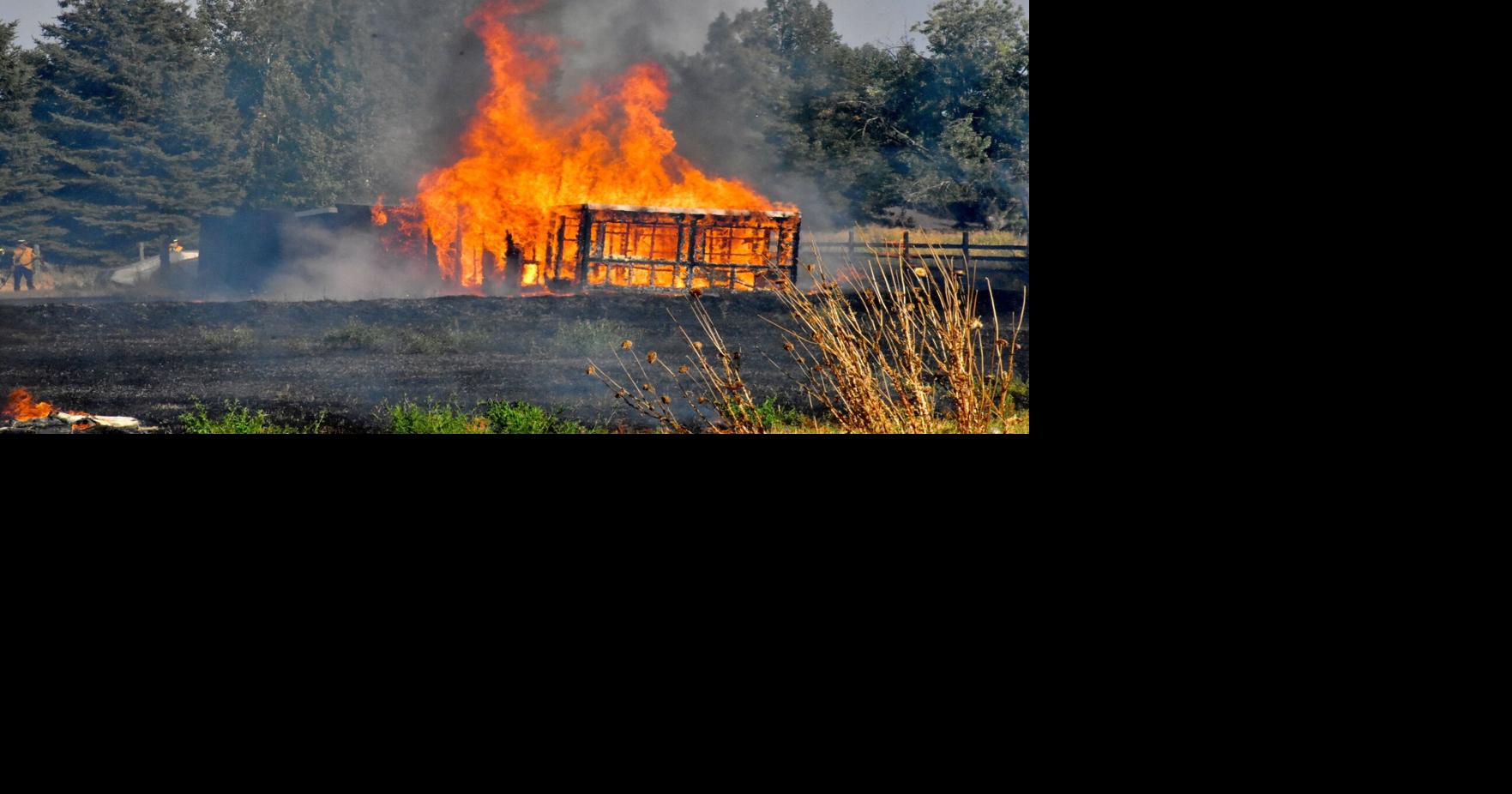 Fire in Ditch Quickly Spreads to Structures in Idaho Falls | Local News ...