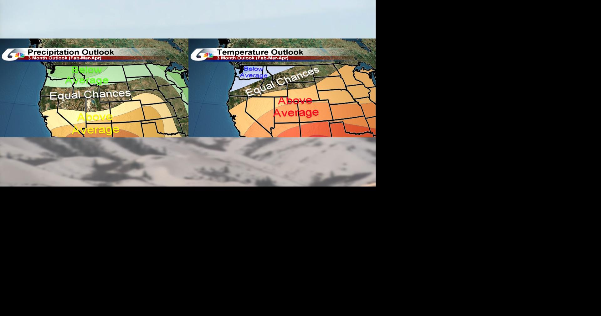 3 month weather outlook from the CPC | Local News | kpvi.com