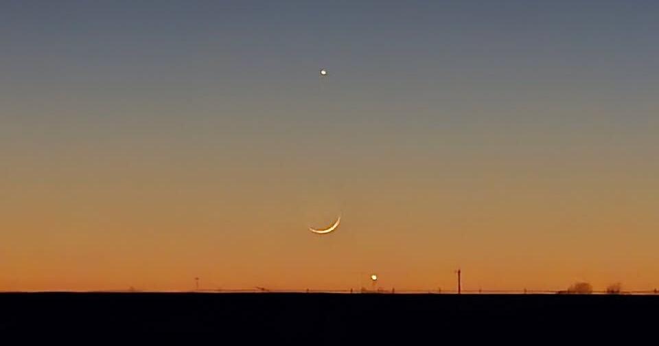 Sandra Christensen - Venus, Moon, and Saturn | Weather Pix | kpvi.com