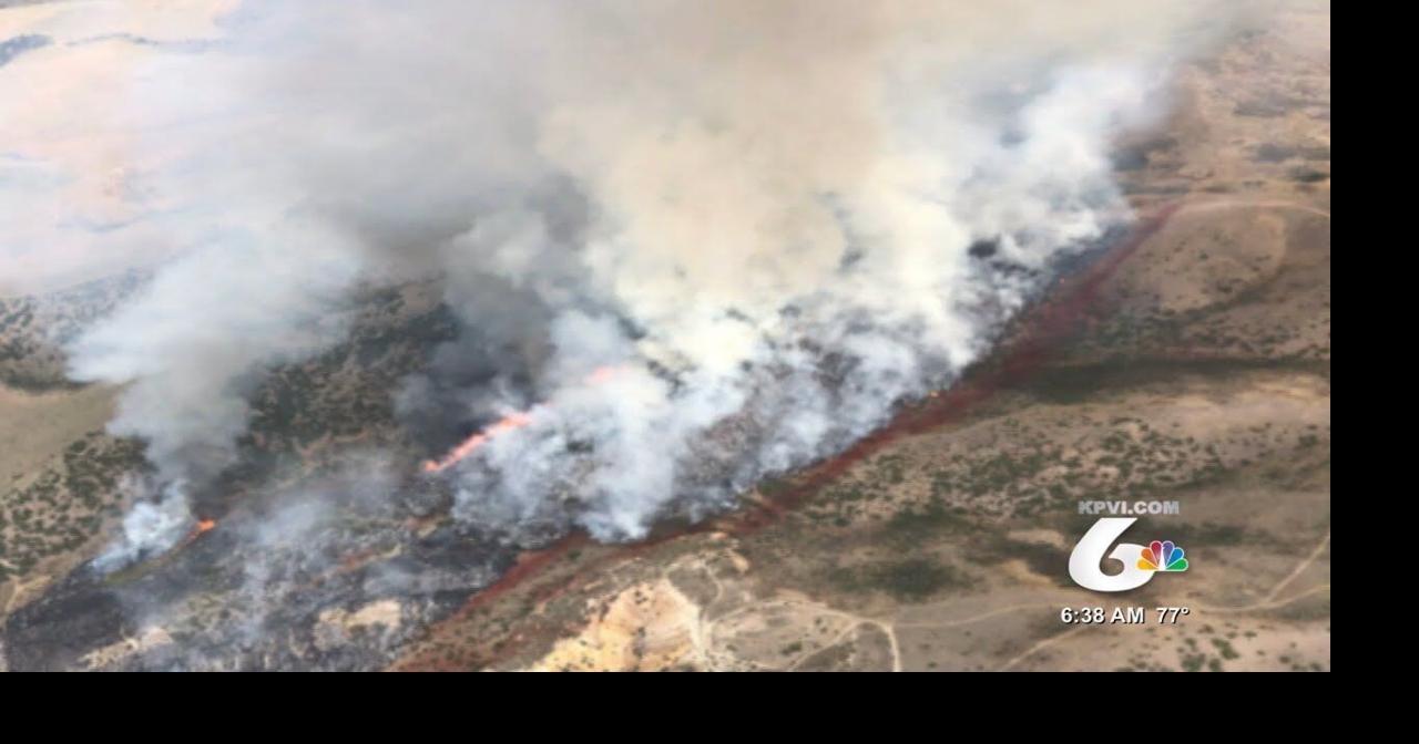 Michaud Creek Fire Burns South of Airport | Local News | kpvi.com