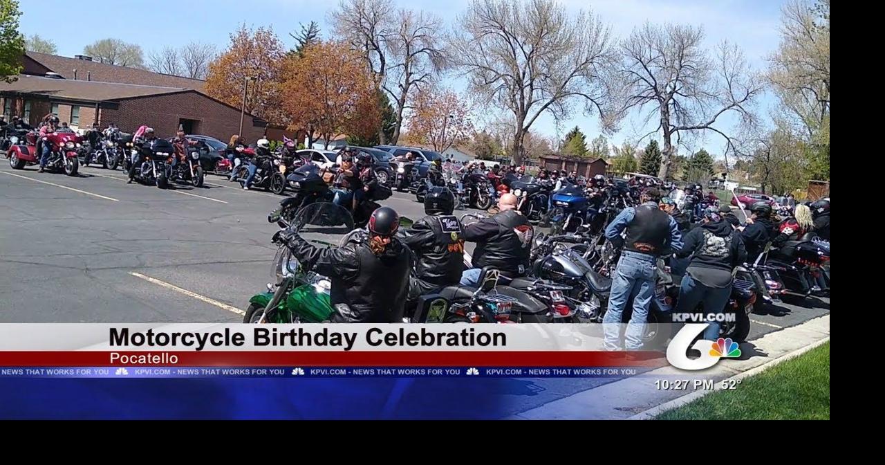 Motorcycle rally becomes birthday motorcade | Local News | kpvi.com