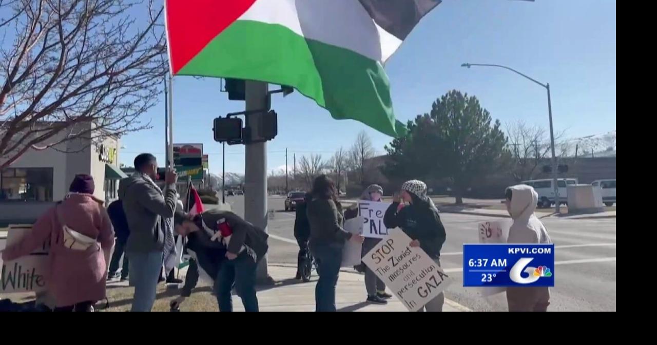 Protesters Gather at the Bannock County Courthouse | Local News | kpvi.com