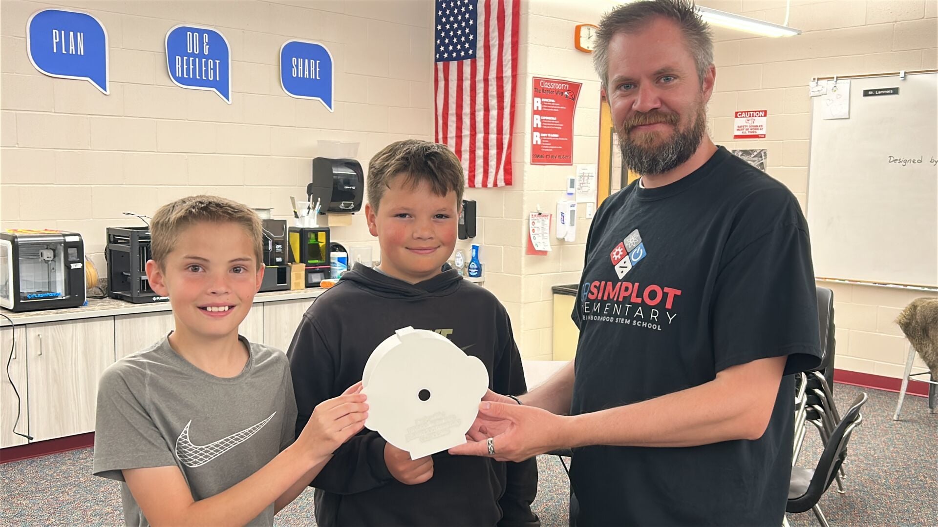 American Falls elementary students design 3D printed cover for wind ...