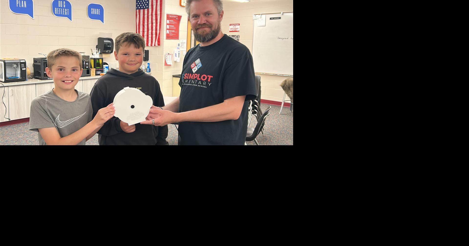 American Falls elementary students design 3D printed cover for wind ...