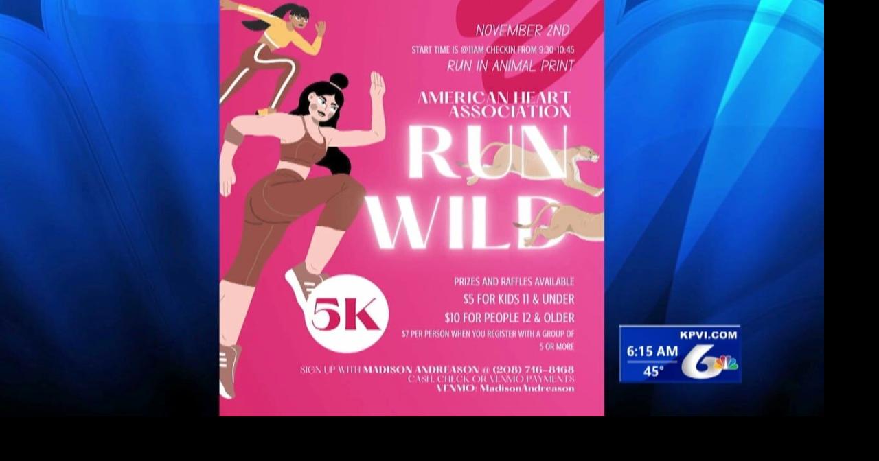 Run Wild 5K Run/Walk Event Coming in November | Local News | kpvi.com