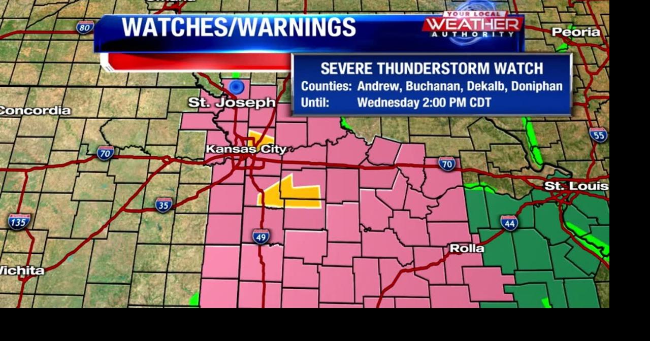 KQ2 Forecast: Severe Thunderstorm Watch in effect this morning ...