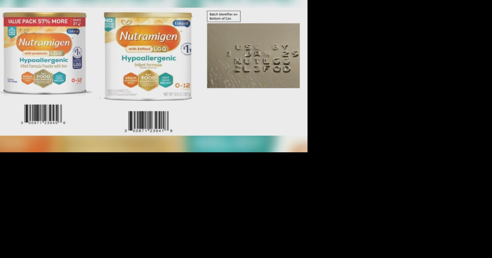 U.S. Food and Drug Administration issues voluntary recall of Nutramigen Hypoallergenic Formula ...