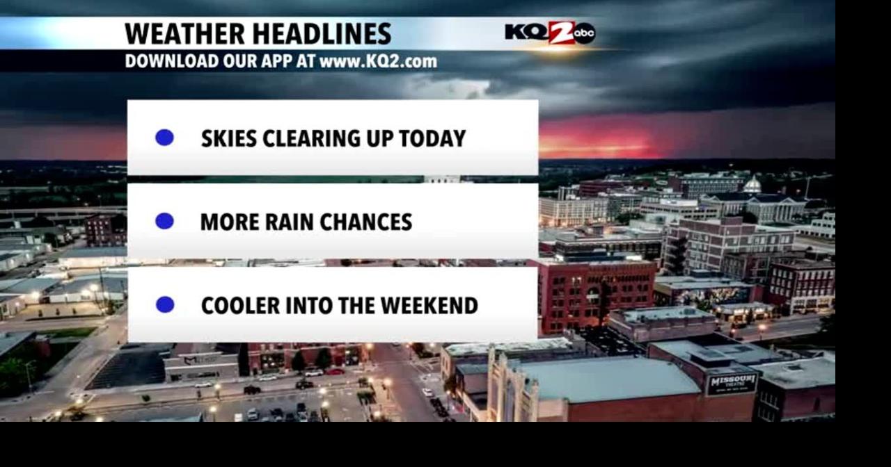 KQ2 Forecast: Conditions improving Wednesday after morning storms; More ...