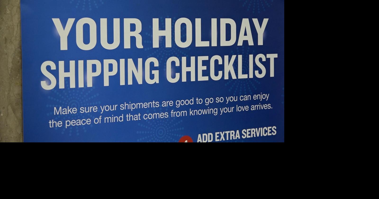 USPS shares holiday shipping date guidelines | News | kq2.com