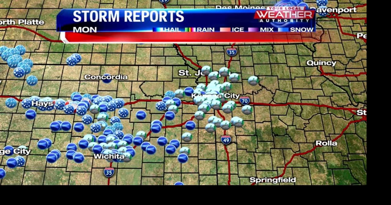 KQ2 Forecast: Strong to severe storms possible Monday; Better chance on ...