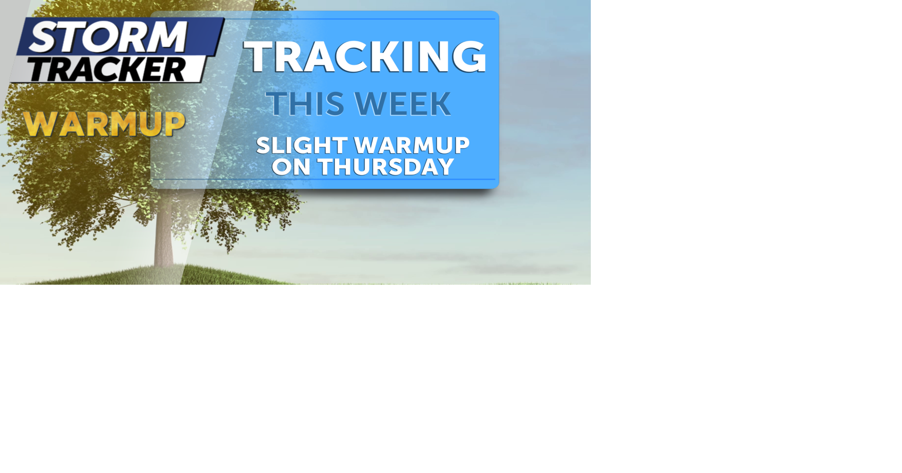 Tracking a slight warmup on Thursday | Weather | kq2.com