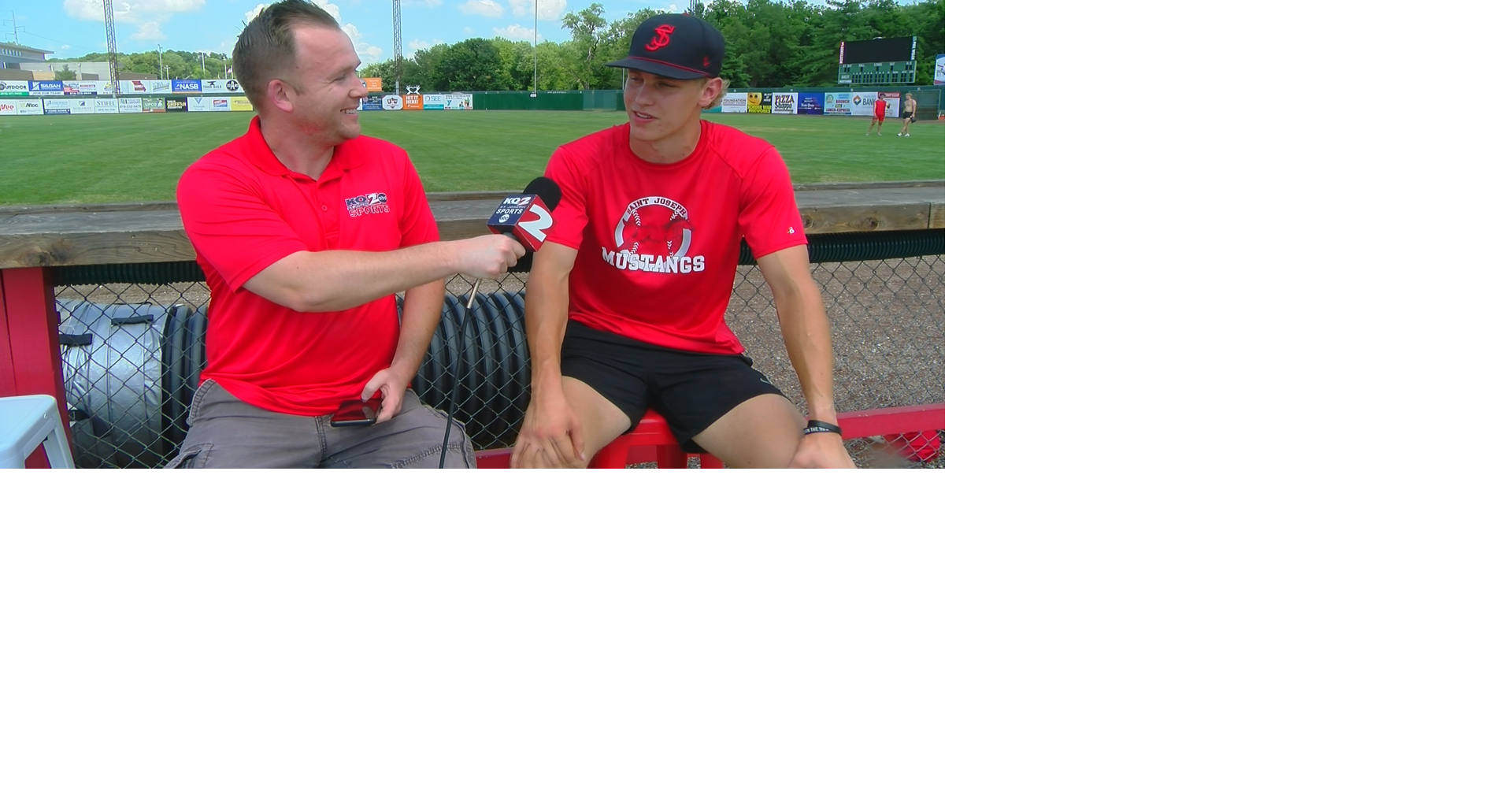 KQ2 Sports sits down with St. Joseph Mustangs' pitcher and East ...
