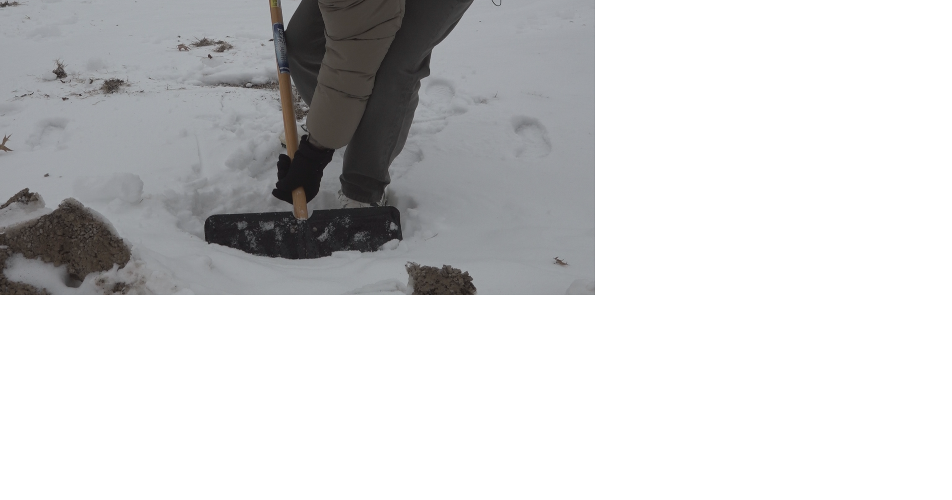 Using proper mechanics can help you from injuries while shoveling snow ...