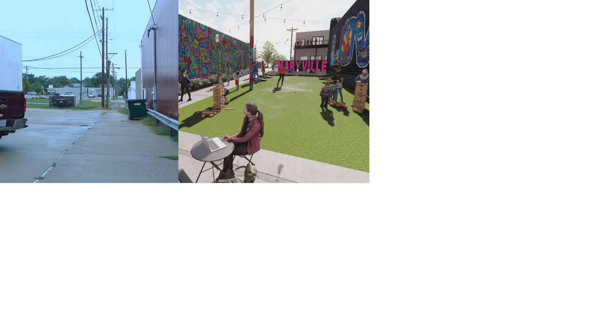 Maryville Downtown Pedestrian Alleyway project kicks off | News | kq2.com