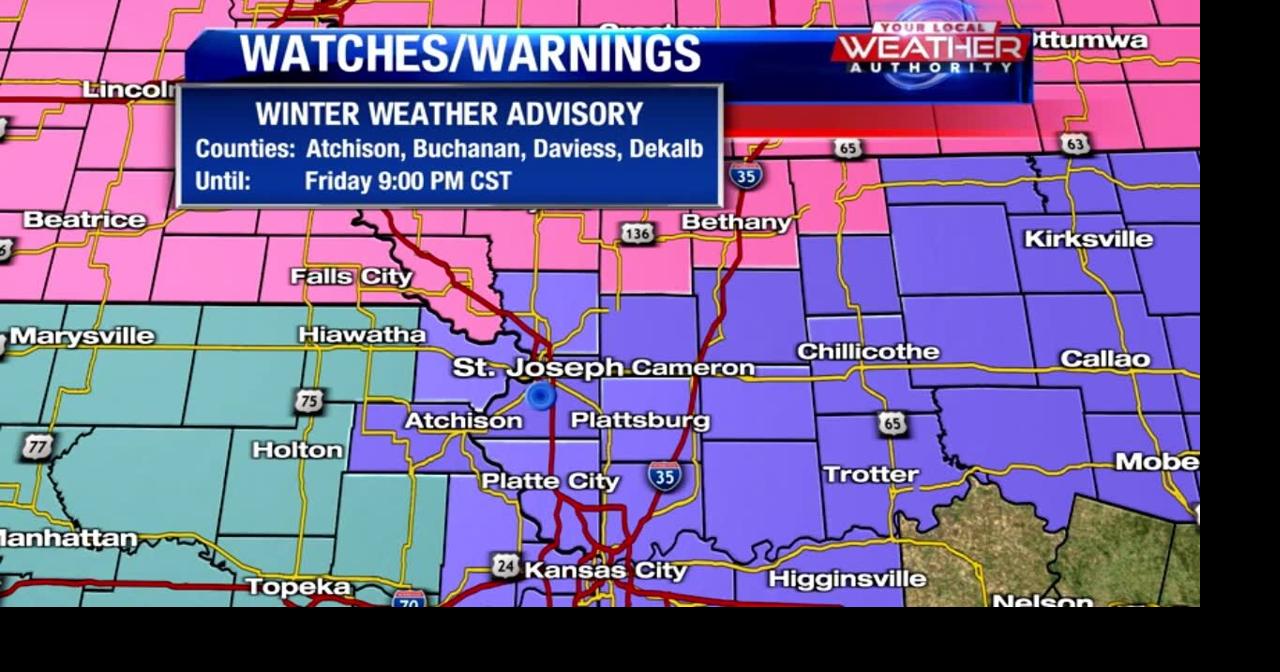 KQ2 Forecast: Winter Storm Warnings & Winter Weather Advisories got ...