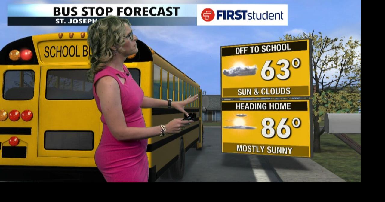 First Student Bus Stop Forecast 9-10-25 | Weather | kq2.com