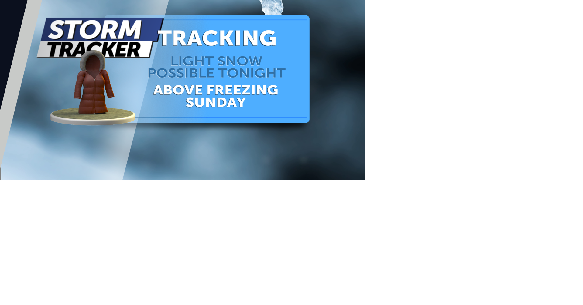 Tracking light snow showers tonight, warming trend Sunday | Weather ...