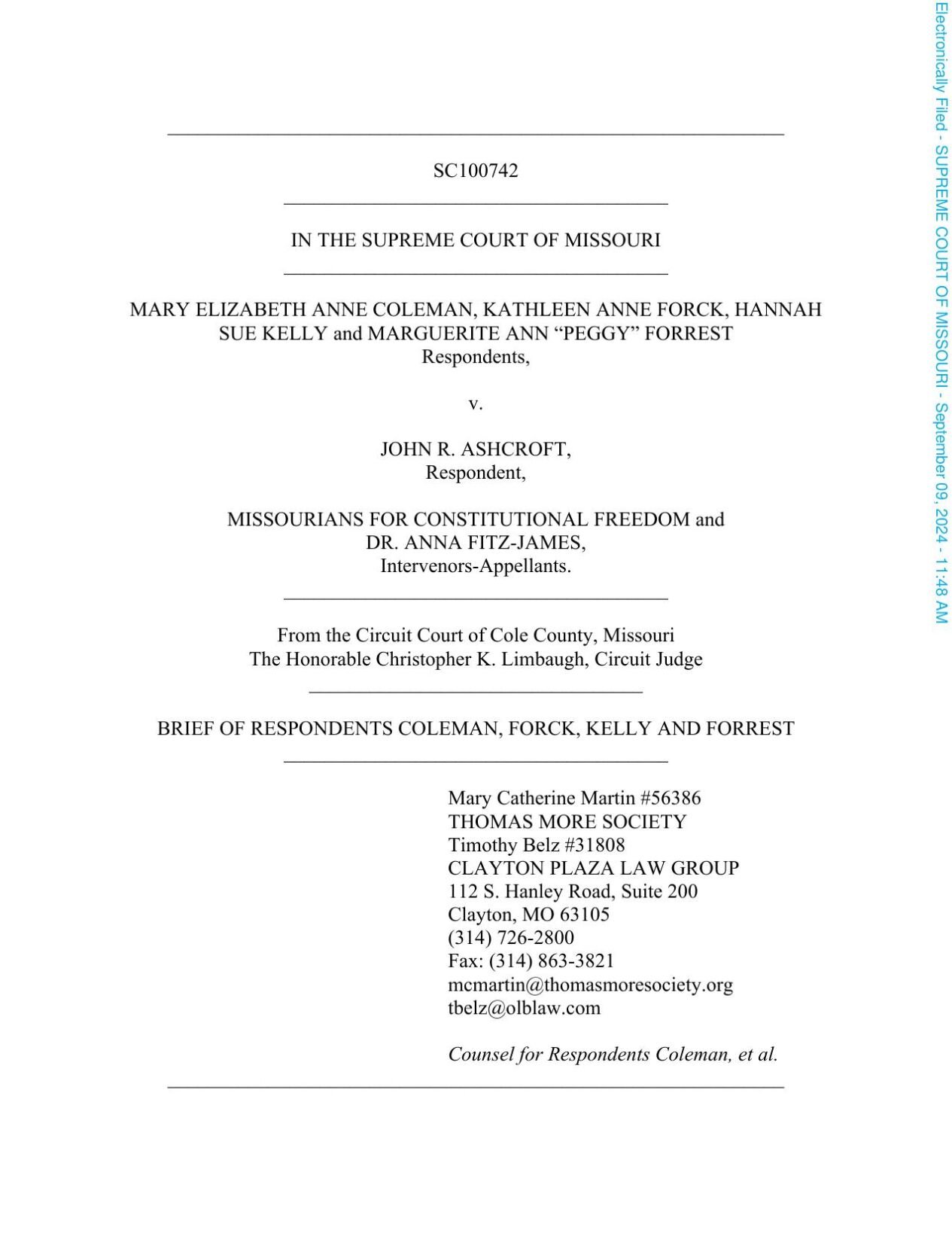 Mo Supreme Court to decide on Amendment 3 "Abortion Rights" Ballot ...