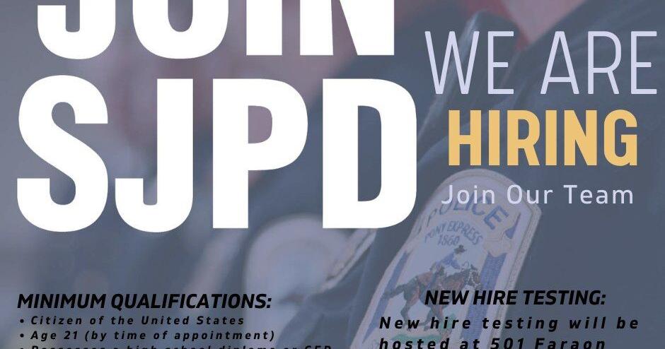 SJPD recruiting new officers to fill vacancies | News | kq2.com