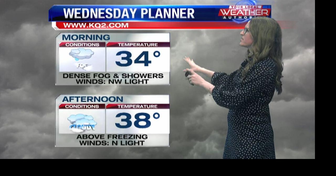 KQ2 Forecast: Above freezing temperatures return but foggy & rainy ...