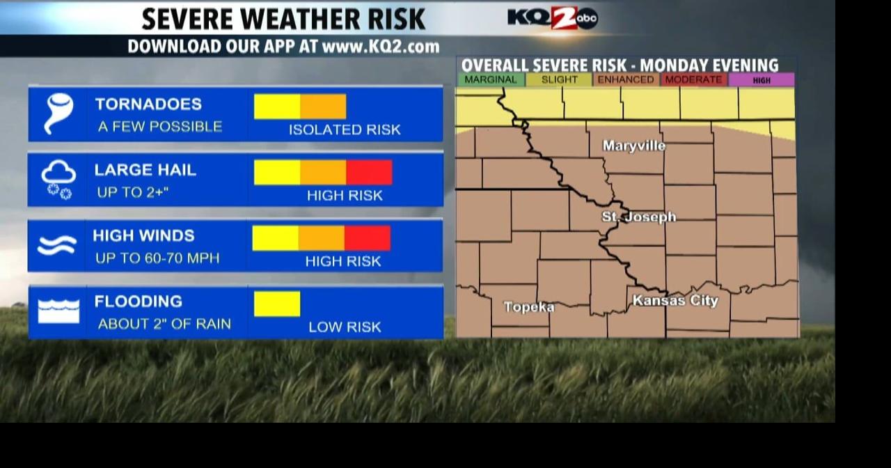 KQ2 Forecast: Stay weather aware for strong to severe storms Monday ...