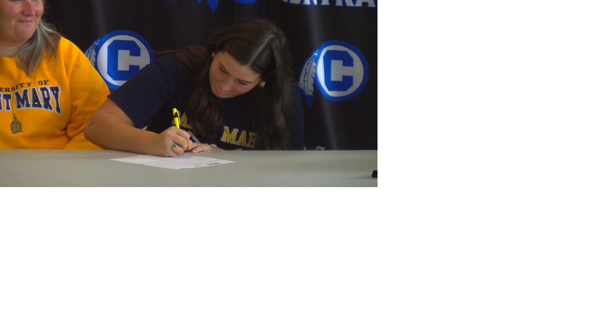 Central's Brooke Gerling signs with University of Saint Mary softball ...