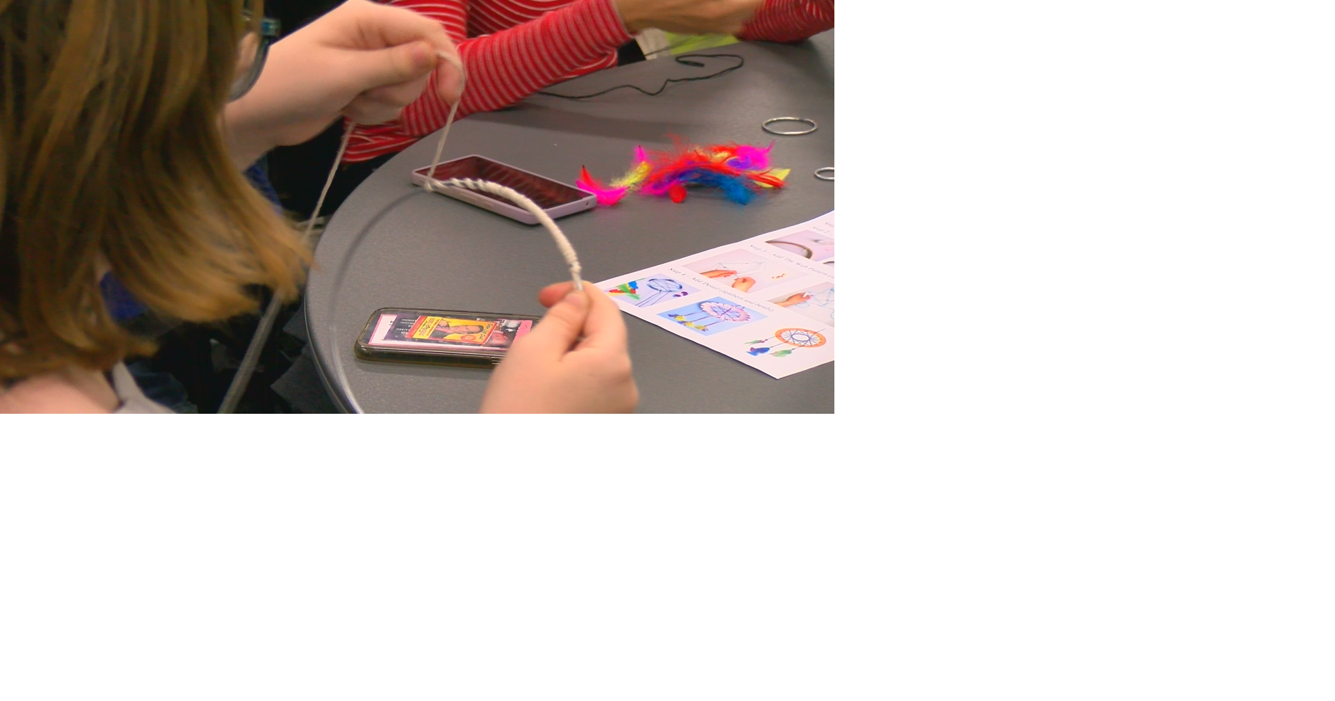 NWMSU makes dreamcatchers for National Native American Heritage Month ...