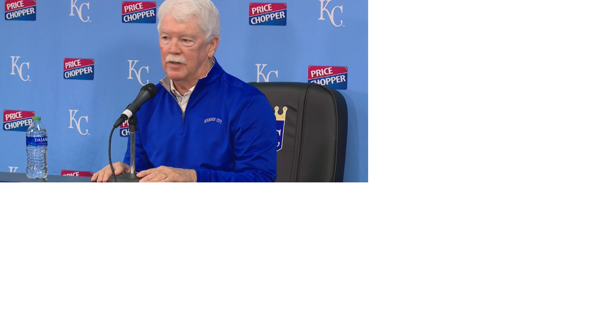 Kansas City Royals CEO holds press conference to discuss updates to the ...