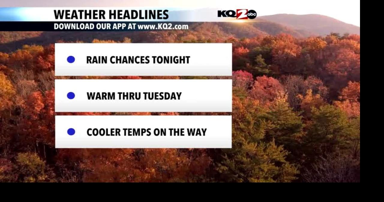 KQ2 Forecast: Rain chances finally returning to start the workweek ...