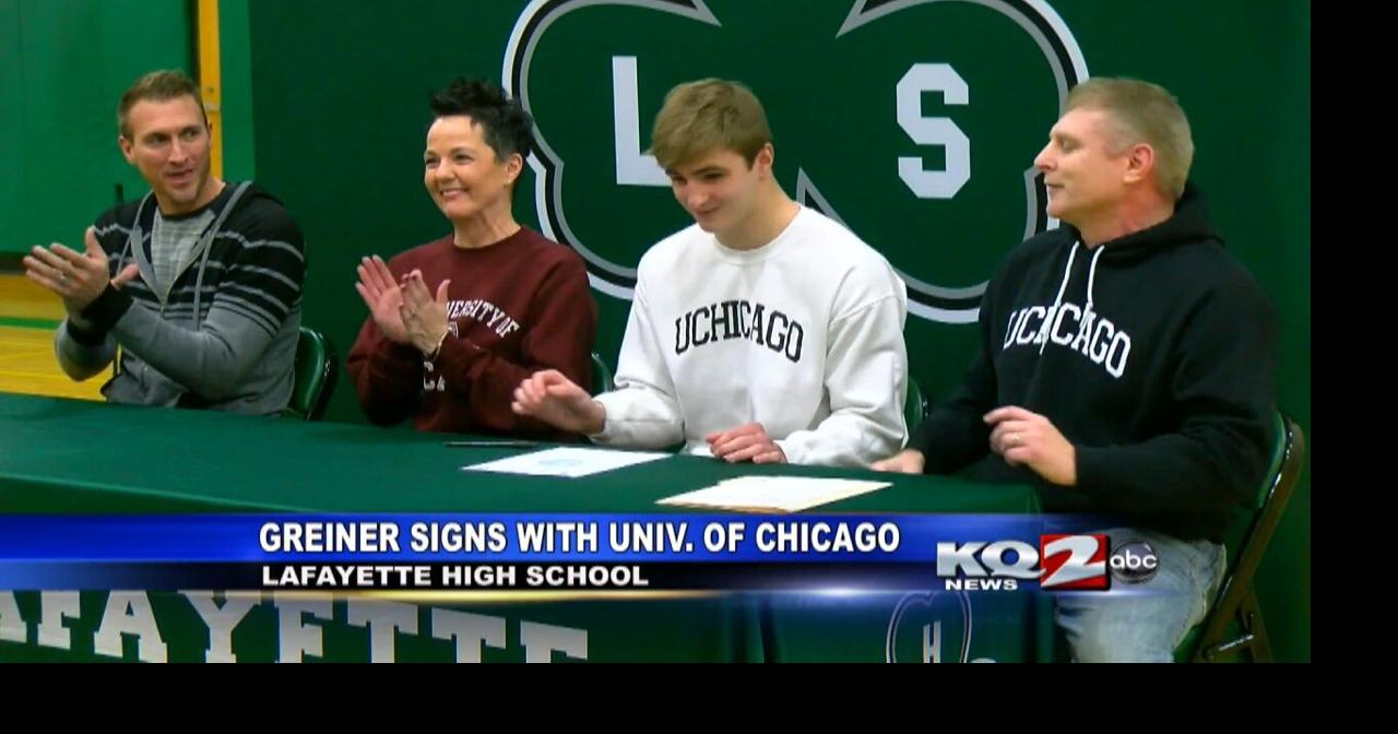 Jay Greiner officially signs NLI with the University of Chicago | Video ...