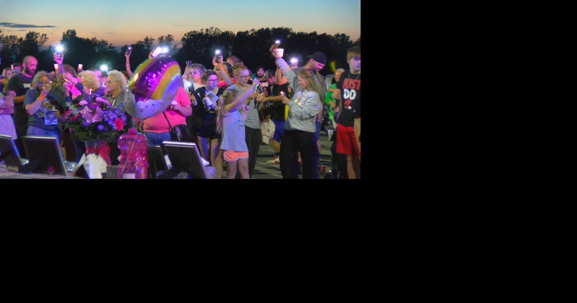 Hundreds turn out to support Jozlyn Beechner at candlelight vigil ...