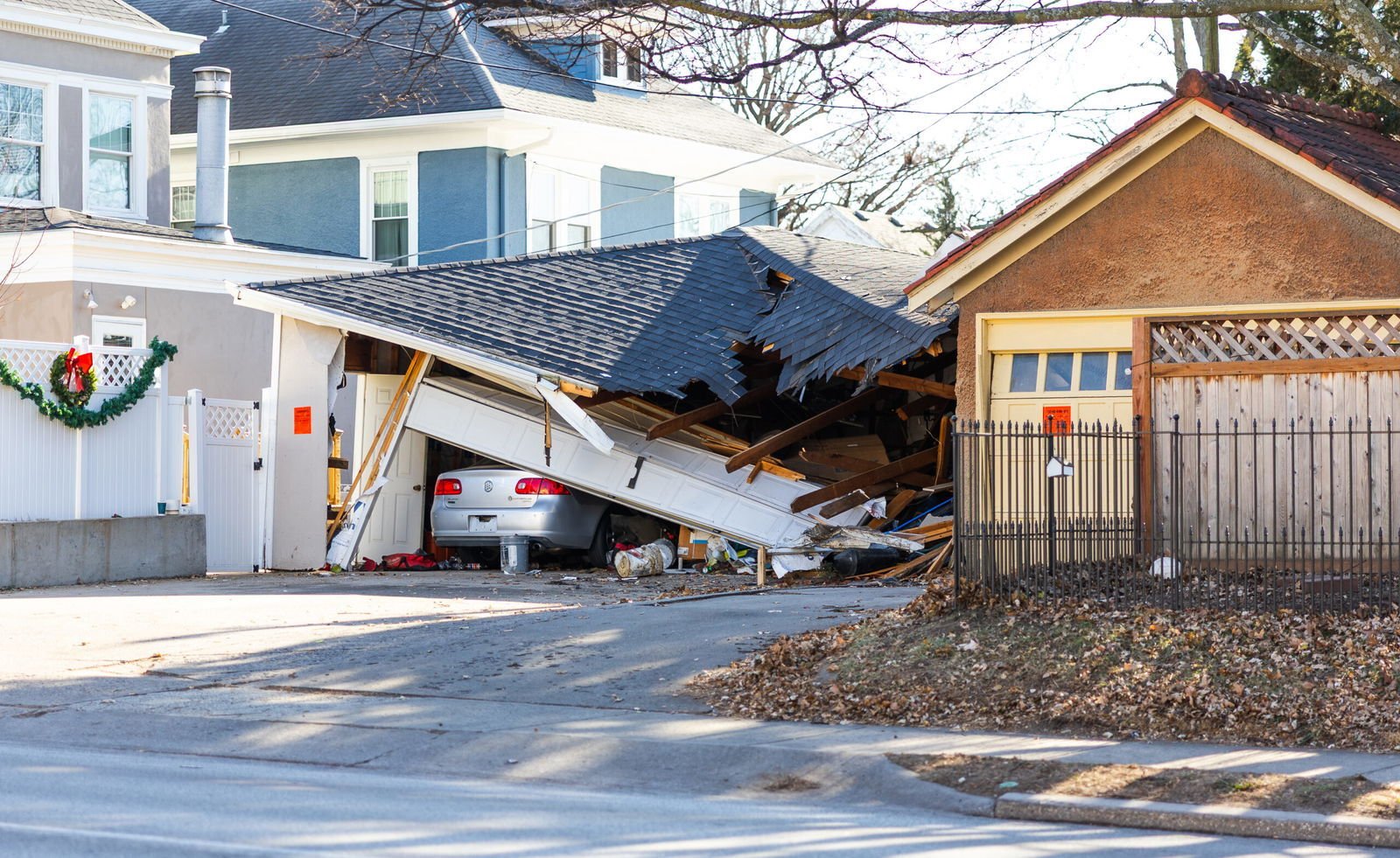 Jeep goes airborne, crashes into Ashland Court property after ...