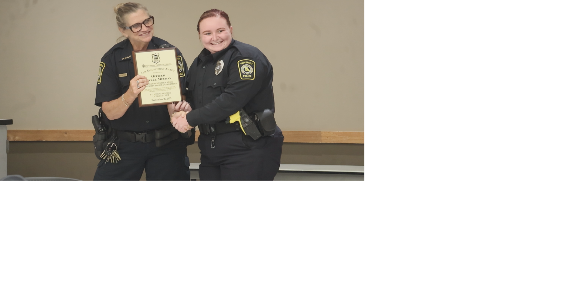 4 officers from Buchanan County law enforcement agencies awarded by Evening Optimist Club | News ...