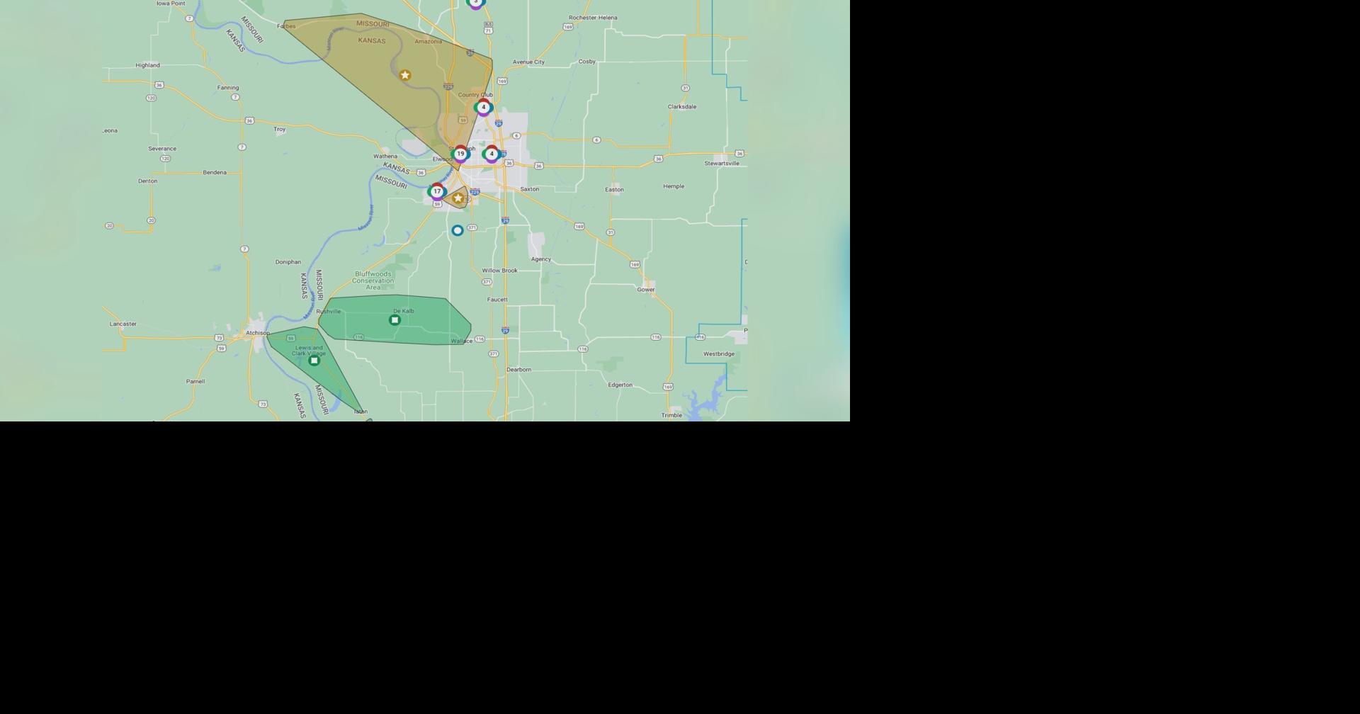 Evergy reports widespread power outage for St. Joseph area | News | kq2.com