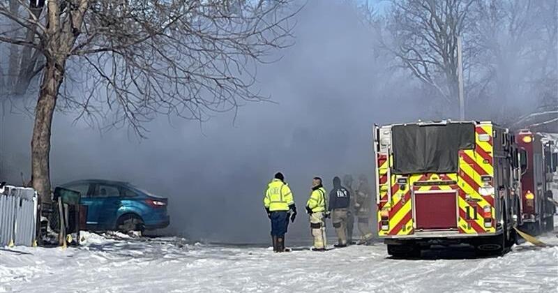 Fire crews battle structure fire in South End | News | kq2.com